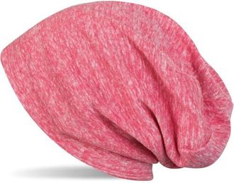styleBREAKER Bonnet Tombant Classique Type Beanie, l&eacute;ger et Souple, Beanie Long, Unisexe 04024018, Couleur:Corail chin&eacute;