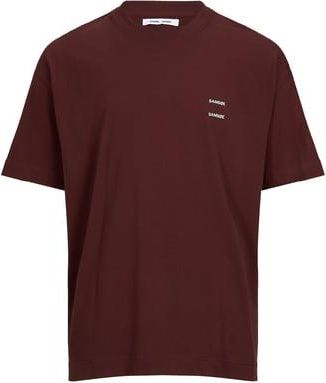 Sams&oslash;e & Sams&oslash;e T-shirt droit uni en coton