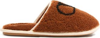 Valentino Garavani Wool Slip-On Slippers - Brown