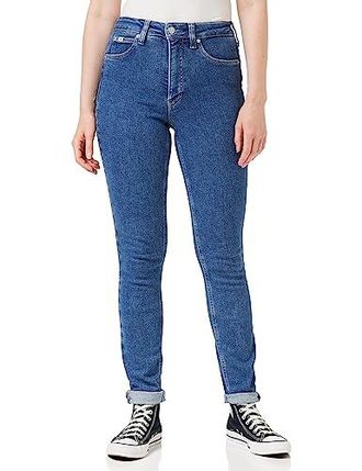 Calvin Klein Jean Femme High Rise Skinny Fit, Bleu (Denim Medium), 33W/30L