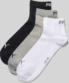 Puma Socken aus Baumwoll-Mix im 3er-Pack Modell QUARTER
