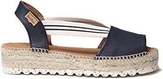 Toni Pons Espadrille Cuir Femme - ESTEL-SW - Marine, 38 EU