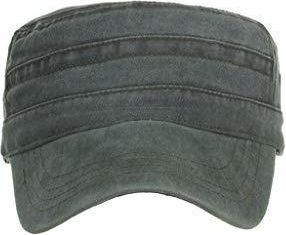 Generic Casquette de sport design vintage Top Cadet Casquettes en coton Casquette plate Casquette de baseball, Vert, Taille unique