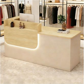 Generic LED-Lichtleiste f&uuml;r die Schublade der Rezeptionstheke Rezeptionstresen mit Theke Rezeptionstisch mit Stauraum Kassentresen f&uuml;r B&uuml;ro Einzelhandel Lobby