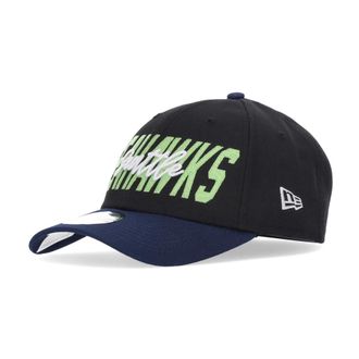 New Era Seattle Seahawks Gebogener Schirmkappe - - Accessories - Herren - Schwarzk - ONE SIZE