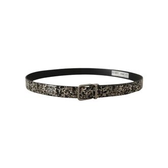 Dolce & Gabbana Marmor-Print Lederg&uuml;rtel - - Accessories - Herren - Mehrfarbig - ONE SIZE