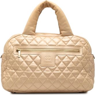 Chanel Crossbody Bags - Quilted Lambskin Coco Cocoon Bowler Bag - Gr. unisize - in Braun - für Damen