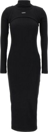 Off-white Damen, Kleider, Schwarzk, XSGr&ouml;&szlig;e