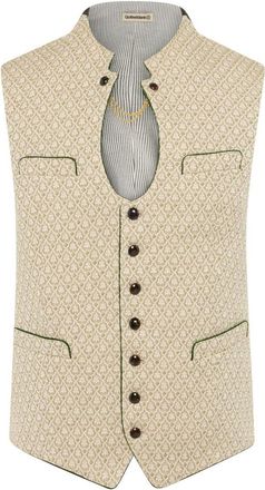 Gottseidank Traditionelle Weste aus Baumwoll-Leinen-Mischgewebe in