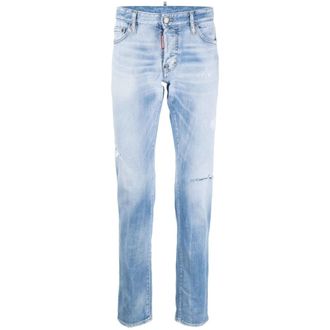 Dsquared2 Slim Fit Jeans Baumwolle Elastan Italien - - Jeans - Herren - Blau - W36