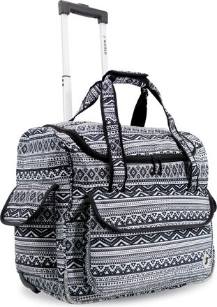 JWorld Donna Rolltasche auf Rollen f&uuml;r Damen Laptop Handgep&auml;ck, stammeszugeh&ouml;rig, Einheitsgr&ouml;&szlig;e, Donna Rolltasche auf Rollen f&uuml;r Damen Laptop-Handgep&auml;ck