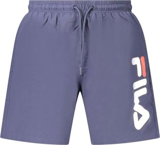 Fila Homme, Maillots de bain, Bleu, Taille: 2XL Boxer de bain bleu avec impression Swasiland