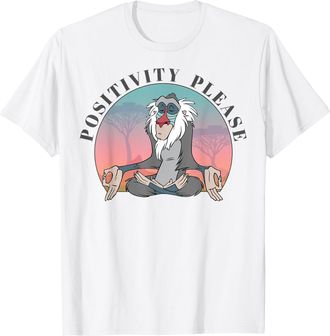 Disney Lion King Rafiki Positivity Please T-Shirt