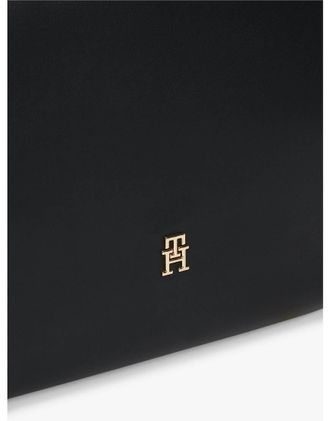 Tommy Hilfiger Cabas avec bande &agrave; logo embl&eacute;matique - Noir