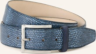 Lindenmann Lindenmann Lederg&uuml;rtel blau