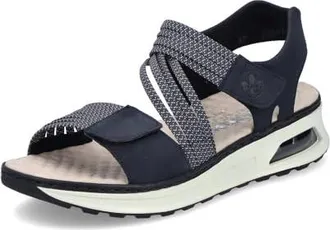 Rieker Sandales classiques pour femme 65671, Bleu 14., 42 EU Large