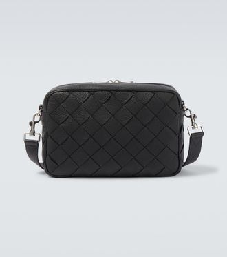 Bottega Veneta Crossbody Bag Intrecciato aus Leder