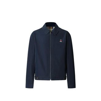 Fa&ccedil;onnable blouson r&eacute;versible en lin et coton m&eacute;lang&eacute;s