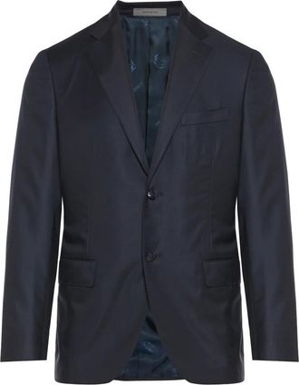 Corneliani Homme, Vestes, Bleu, Taille: 4XL Blazer en laine