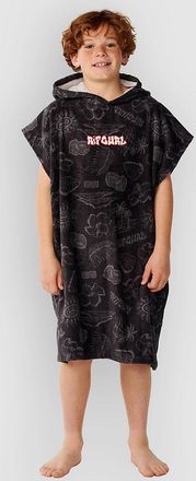 Rip Curl Sessions Hooded - Boy Handtuch washed black