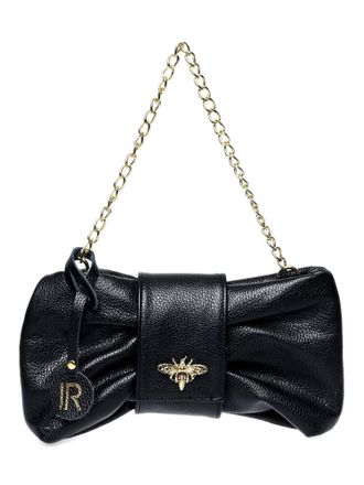 Isabella Rhea Schwarz Rindsledertasche