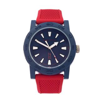 Nautica Homme, Accessoires, Rouge, Taille: ONE Size Montre