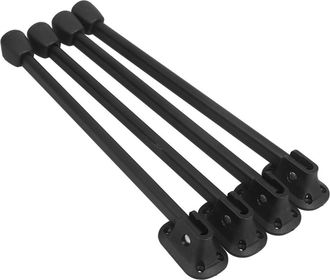 DOITOOL 4 Stück Teiliges Faltbare Schwere Klappbare Stabile Tischbeine Hohe Ersatzbeine für Esstisch Schrank Couchtisch Vielseitig und Robust