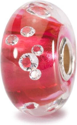 Trollbeads Damen Diamanten Bead pink TGLBE-00017