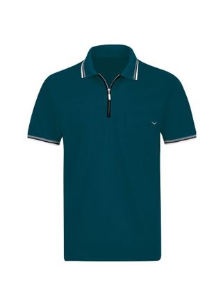 Trigema Poloshirt mit Rei&szlig;verschluss