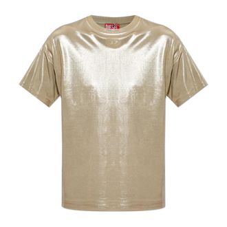 Diesel T-Normy-Aa2 T-Shirt - - Tops - Damen - Gelb - M