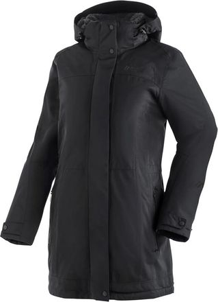 Maier Sports Lisa 2.1, Damen Outdoorjacke, Wasserdichter Outdoor-Mantel mit vielen Features, mTEX Wetterschutz und mTHERM für hohen Wärmerückhalt, PFC-frei, Schwar