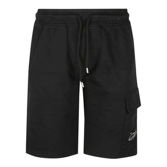 C.P. Company C.p. Company, Homme, Shorts, Noir, Taille: M Cargo Lens Sweatshort