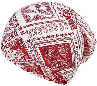 Generic Ensemble chapeau et bavoir &agrave; trois usages pour homme et femme - Casquettes de baseball en noix de cajou, rouge past&egrave;que, Taille unique