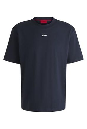 HUGO BOSS Hommes Dapolino T-Shirt d&eacute;contract&eacute; en Coton &agrave; Logo imprim&eacute;