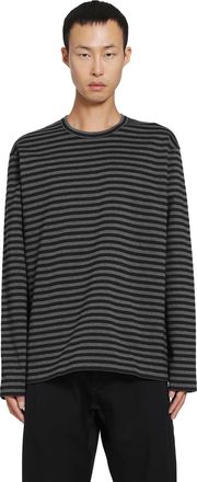 Junya Watanabe Striped Cotton Long Sleeeve T-Shirt