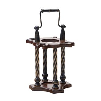 Generic Weinregal f&uuml;r Die Arbeitsplatte, Weinglashalter, mit Tragegriff, Im Retro-Stil, Stabil und Langlebig, f&uuml;r Hausbar, K&uuml;che und Esszimmer