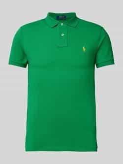 Polo Ralph Lauren Slim Fit Poloshirt mit Label-Stitching