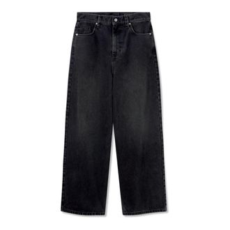 Axel Arigato Femme, Jeans, Gris, Taille: W26 Clara Wide-Leg Jeans