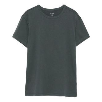 Officine G&eacute;n&eacute;rale Faded Black Lara Short Sleeve Tee - - Tops - Damen - Schwarzk - XS