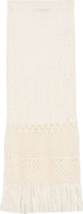 Ralph Lauren POINTELLE-KNIT & MACRAM&eacute; PENCIL SKIRT