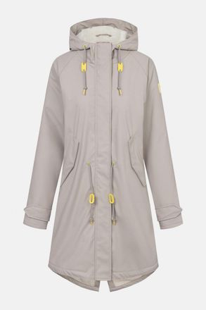 Derbe Derbe Regenjacke Friese Tidaholm Damen Beige Gef&uuml;ttert