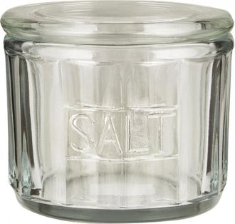 Ib Laursen Salzbox Glas H: 9,5 &Oslash;: 11