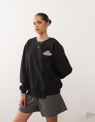 Deus Sweat &agrave; liser&eacute;s - Noir