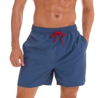 Generic HUIWDP Short de bain d&eacute;t&eacute; pour homme - Style d&eacute;contract&eacute; - Surf - Short de sport - Taille &eacute;lastique, A13, 4XL