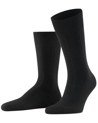 Falke Wadenhohe Socken Lhasa aus Merino-Kaschmir-Mix im Rippstrick in
