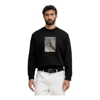 A|X Armani Exchange Baumwoll-Sweatshirt - - Sweatshirts & Hoodies - Herren - Schwarzk - L