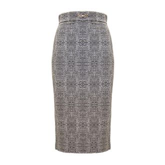 Elisabetta Franchi Jupes Midi - Femme - Jupes - Multicolore - Taille: 38 FR