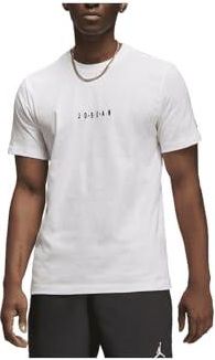 Nike Jordan Air DM3182-100 T-shirt pour homme Blanc/noir/noir, Blanc/noir, Taille L