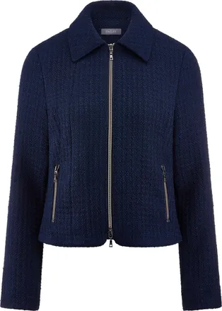 Basler Kurzes Bouclé-Jäckchen BASLER blau