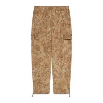 Fiorella Rubino Cargo-Hose mit Print - - Trousers - Damen - Beige - 3XL
